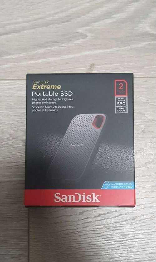SanDisk extreme portable ssd 2tb