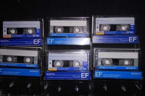 Аудиокассеты sony EF - 90 набор