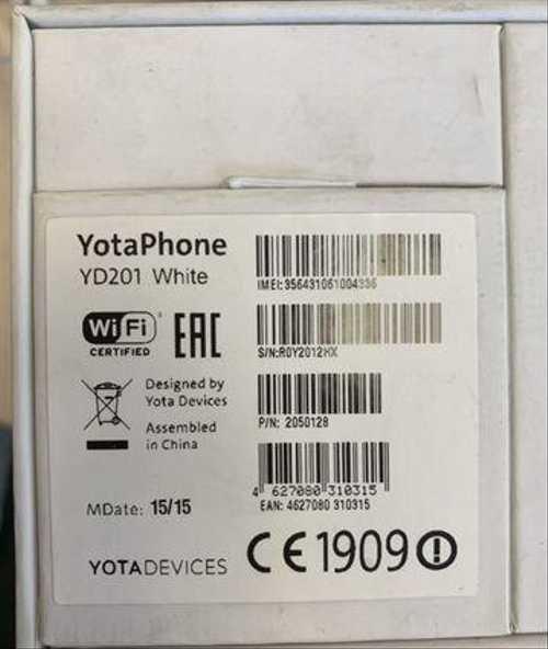 YotaPhone YD201 белый