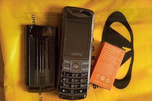 Vertu v8 gold в металлическом корпусе телефон