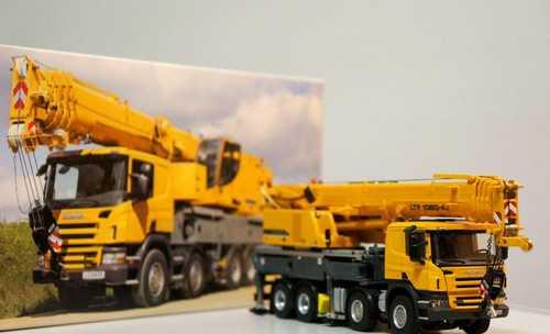1/50 кран Liebherr LTF 1060-4.1 Scania 1:50 рдкий