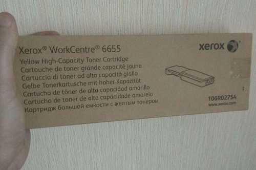 Тонер картридж Xerox 6655 yellow