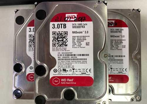 Жесткий диск бу WD Red 3 tb wd30efrx 10000 часов