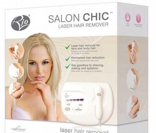 Лазерный эпилятор Rio Salon Chic lahr-C белый