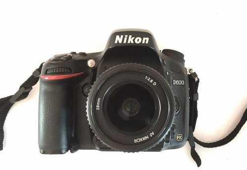 Фотоаппарат Nikon D600 body (новый затвор)