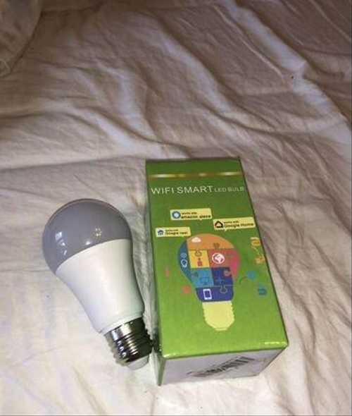 Умная светодиодная лампочка WiFi smart LED Bulb
