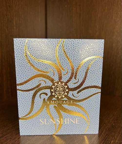 Коробко из под духов amouage sunshine