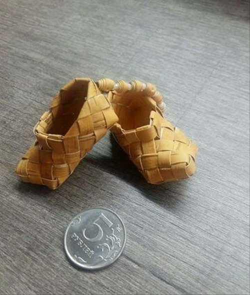 Лапти берестяные