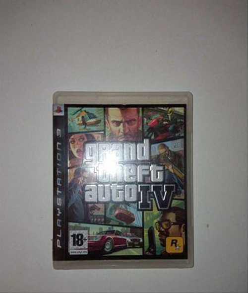 GTA IV 4 ps3 диск лицензионный