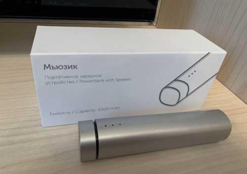 Новый Powerbank 5200mah с колонкой