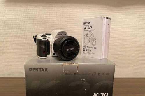 Pentax K-30 Kit + DA18-55 WR (белый)