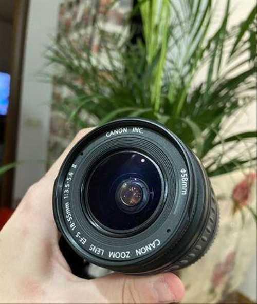 Обьектив canon zoom lens ef-s 18-55mm