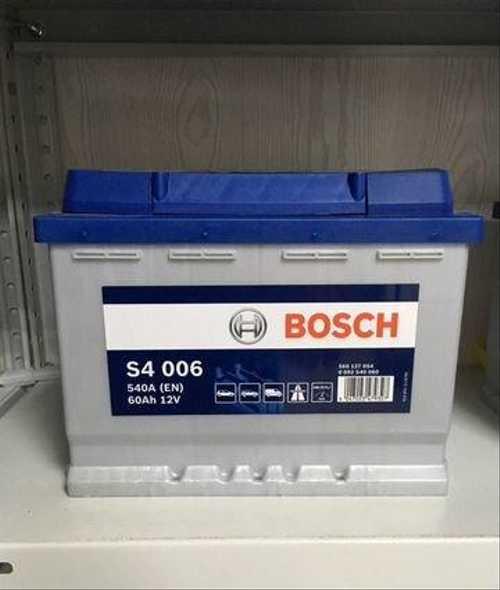 Bosch s4 купить. Аккумулятор бош s4 005 60ah и объем двигателя 2.5.