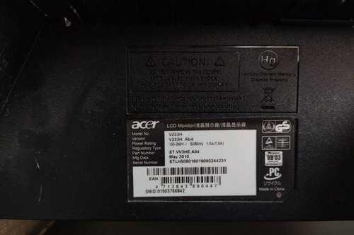 Монитор Acer V223h 22"