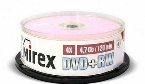 Диск (болванка) DVD+RW Mirex 4.7Gb 4x Box (10)