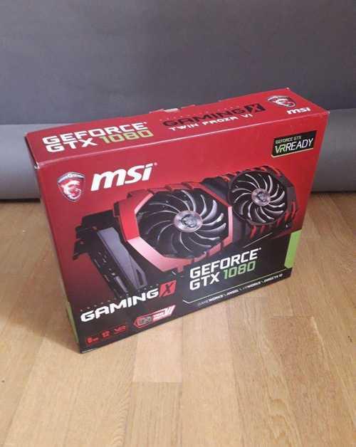 Коробка от видеокарты msi 1080
