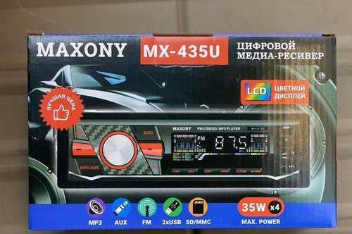 Новая Магнитола Maxony MX-435 с двумя выходами USB