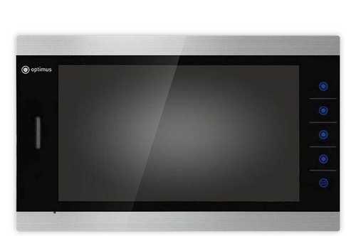 Видеодомофон Optimus VM-10.1 (черный+серебро)