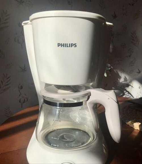 Кофеварка капельная Philips HD 7447 белый