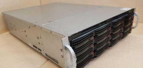 3U/2xE5-2609v2/X9DRD-A/16HDD3.5/SAS9201-16i/2x800W