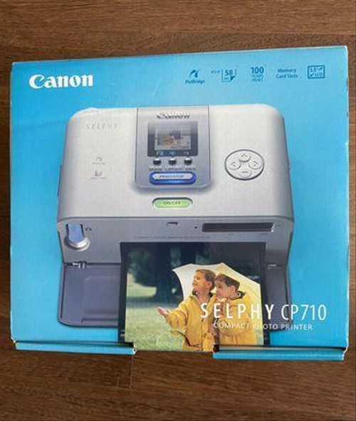 Новый фотопринтер Canon selphy CP710