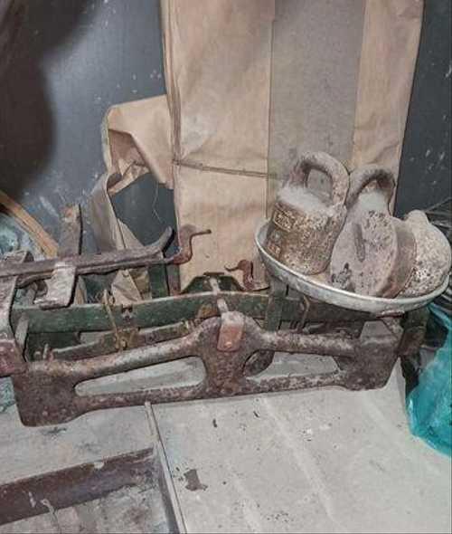 Весы торговые бу старинные