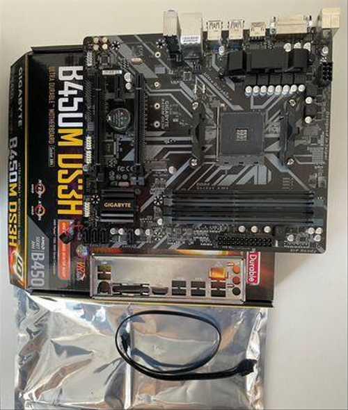 Мат. плата gigabyte B450M DS3H (mATX, AM4) | Festima.Ru - Мониторинг ...