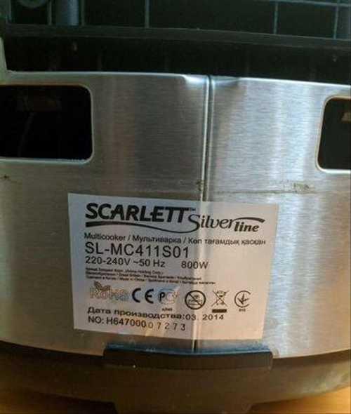 Мультиварка scarlett sl-mc411s01 на запчасти
