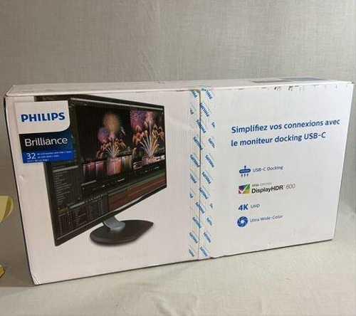 Монитор 4k 32 Philips 328P6vubreb