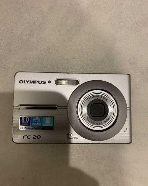 Компактный фотоаппарат olympus fe-20 8 mpix