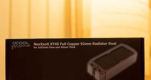 Новый радиатор Alphacool NexXxoS XT45 медь 92мм