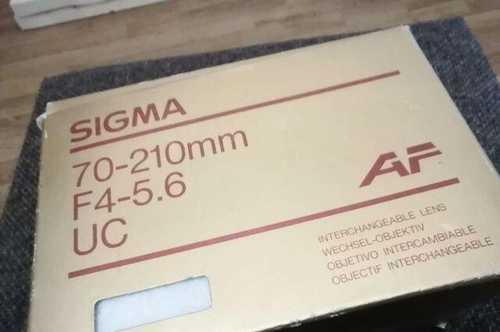 Обьектив Sigma 70-210mm 4-5.6