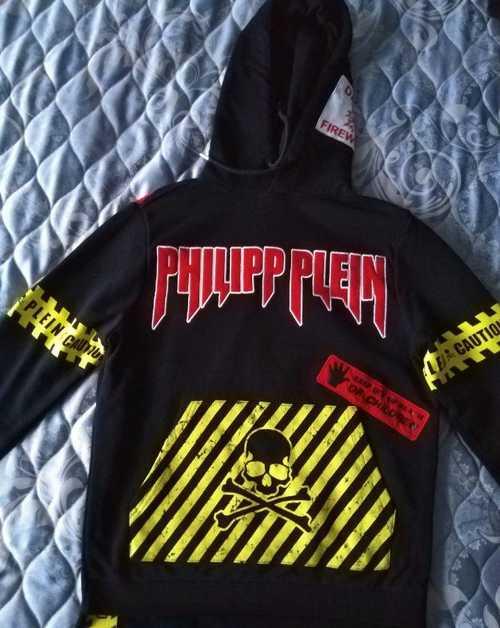 Худи Philipp Plein "Caution"