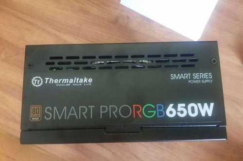 Thermaltake Smart PRO RGB 650W Bronze с гарантией