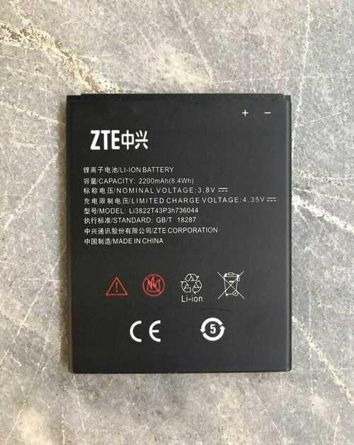Аккумулятор ZTE Blade L4 LI3822T43P3H736044