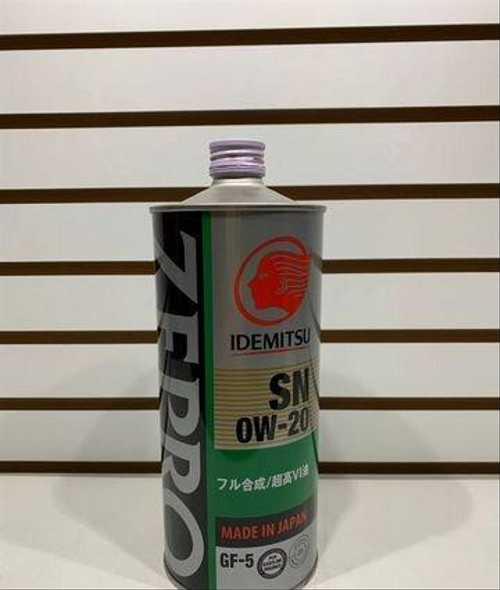 Масло idemitsu 0W20 Zepro Eco Medalist 1Литр