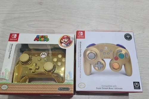 "Золотые" контроллеры для Nintendo switch