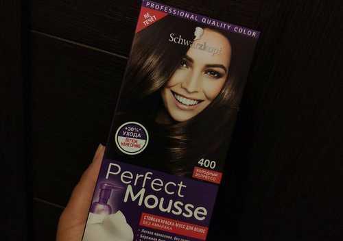 Краска для волос Schwarzkopf Perfect Mousse тон400