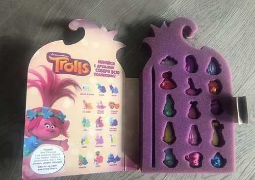 Ластики Тролли Trolls с пеналом