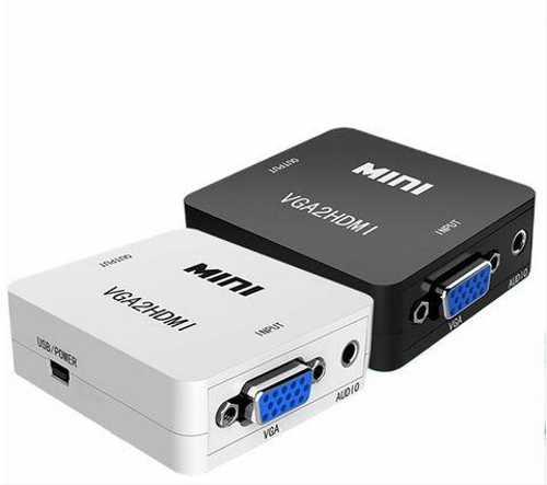 Конвертор с VGA на hdmi 1080P HDV-M600 + аудио