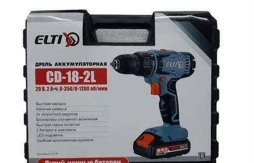 Шуруповерт elti cd-18-2L