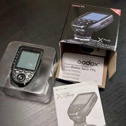 Радиосинхронизатор Godox Xpro-N TTL для Nikon