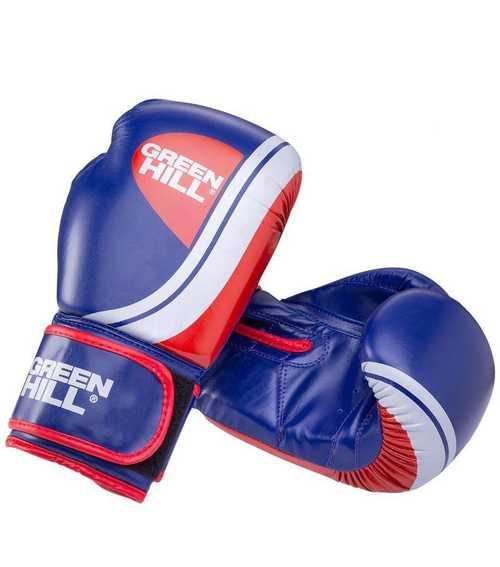 Боксерские перчатки Green Hill Knockout 14 oz, к/з