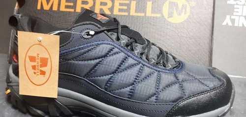 Кроссовки merrell gore-tex termo зимние синие