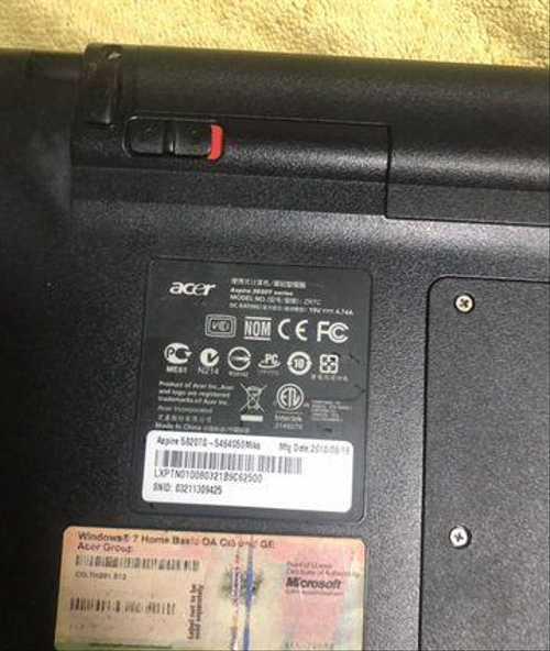 Ноутбук Acer TimelineX 5820T