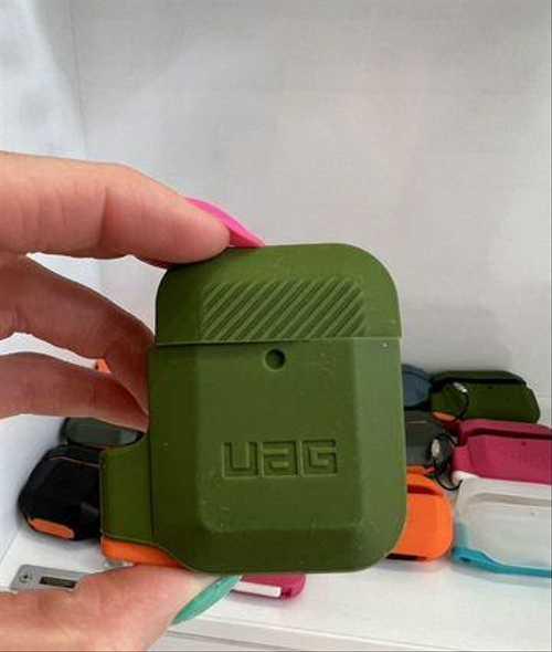Чехол UAG Silicone Case Orange для AirPods 2 1