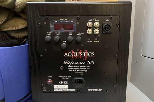 Сабвуфер MJ Acoustics Reference 200 Black