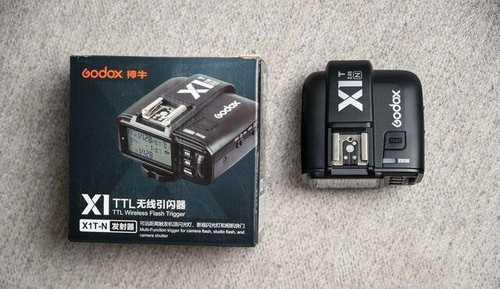 Радиосинхронизатор Godox X1 - Nikon TTL HSS