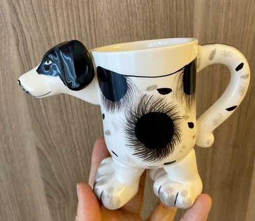 Кружка собака керамическая. Керамика