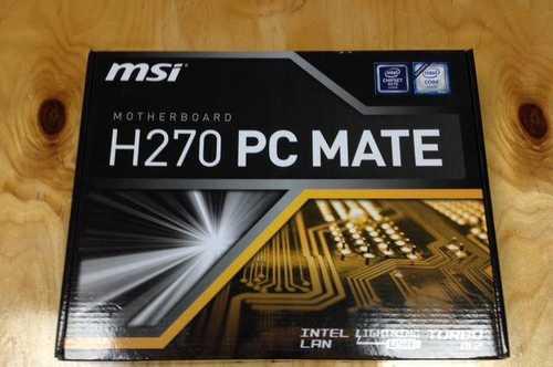 MSI H270 PC mate + I5-7600K